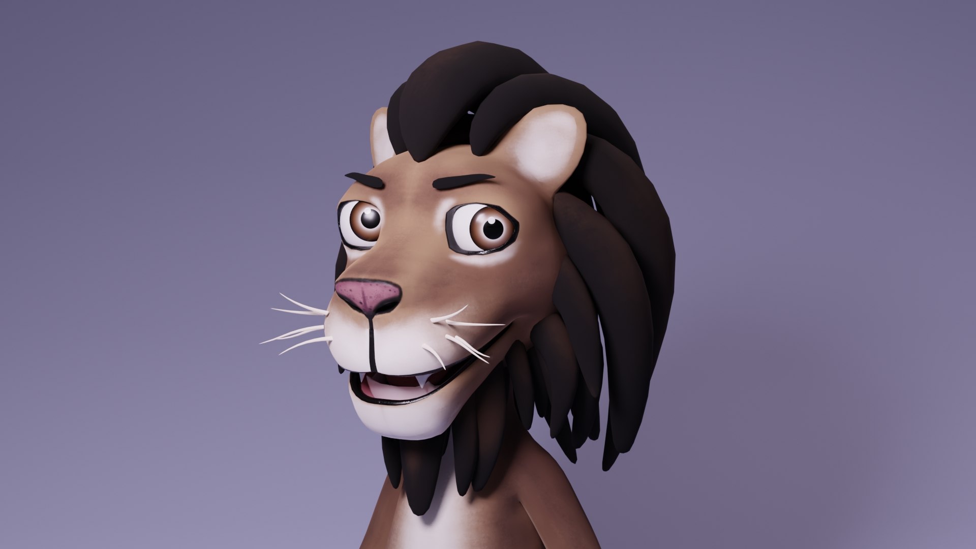 3D Toon Humanoid Lion Model - TurboSquid 1774542