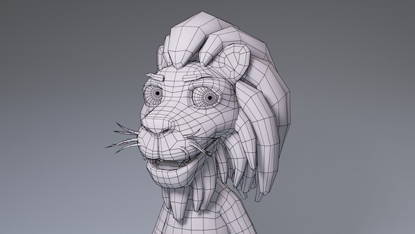 3D Toon Humanoid Lion model - TurboSquid 1774542