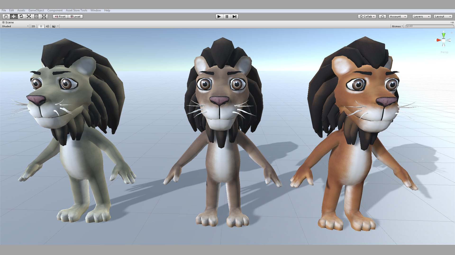 3D Toon Humanoid Lion Model - TurboSquid 1774542