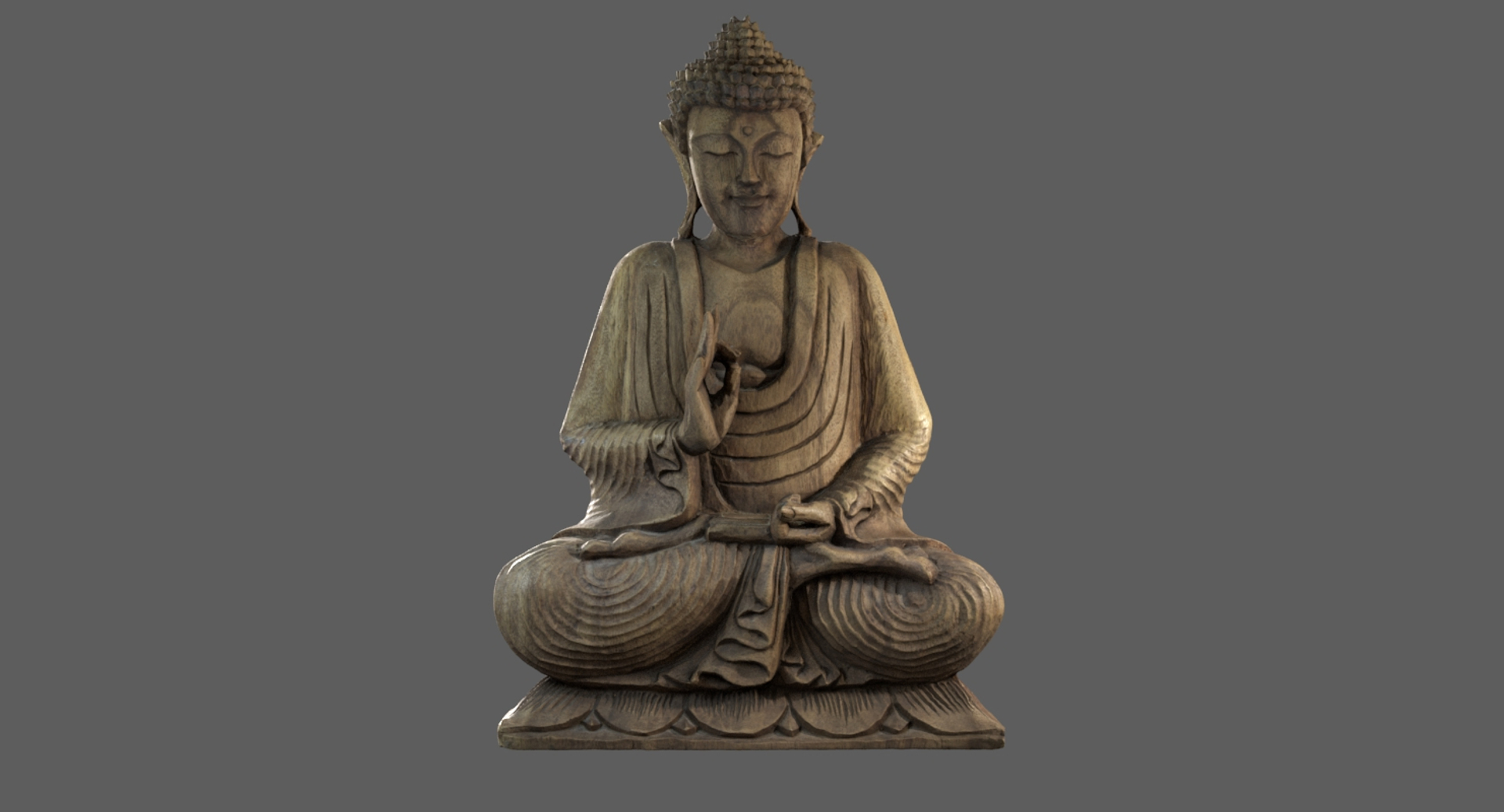 3D Scanned Buddha Statue Model - TurboSquid 1369423