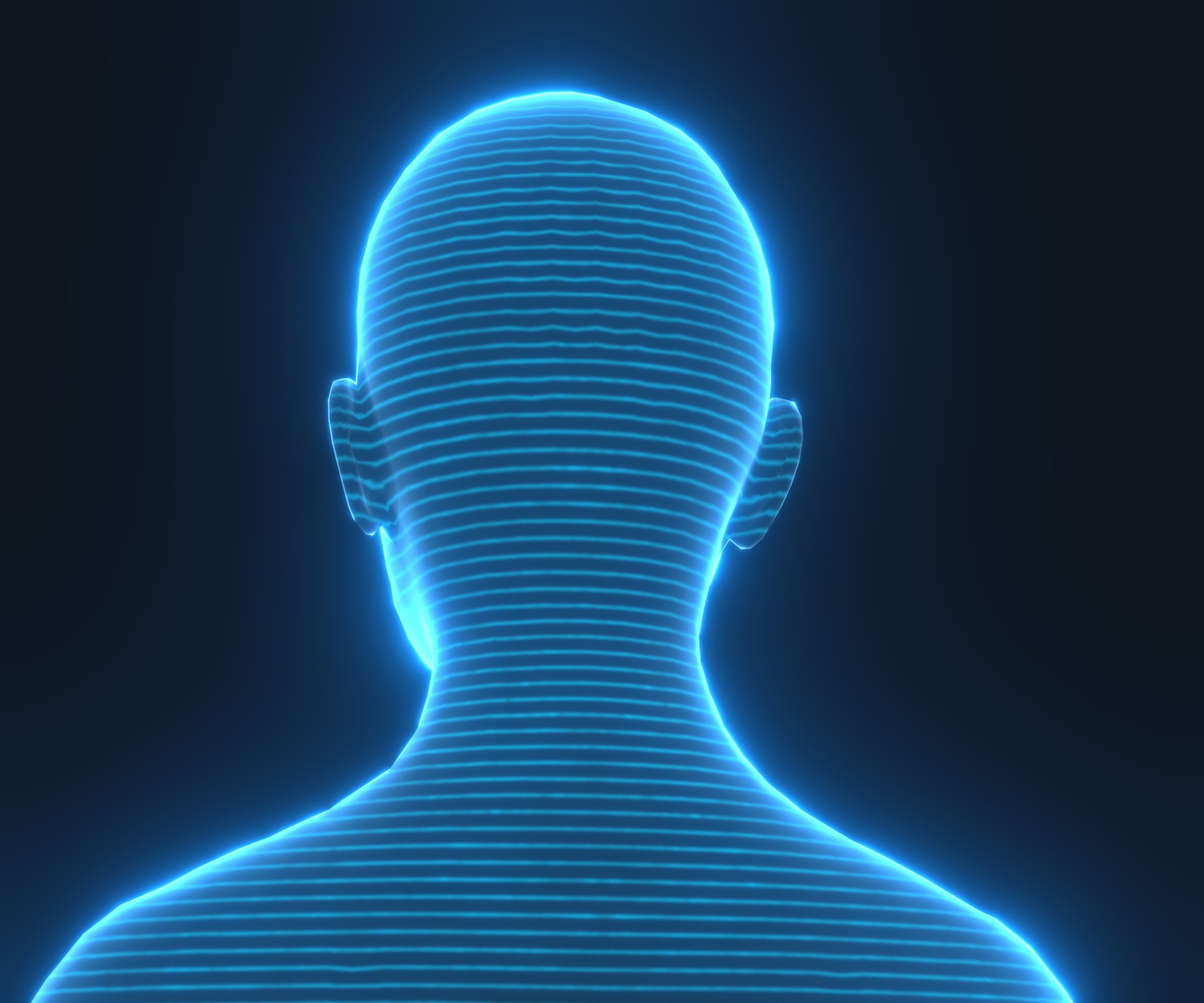 3D human hologram female - TurboSquid 1689895