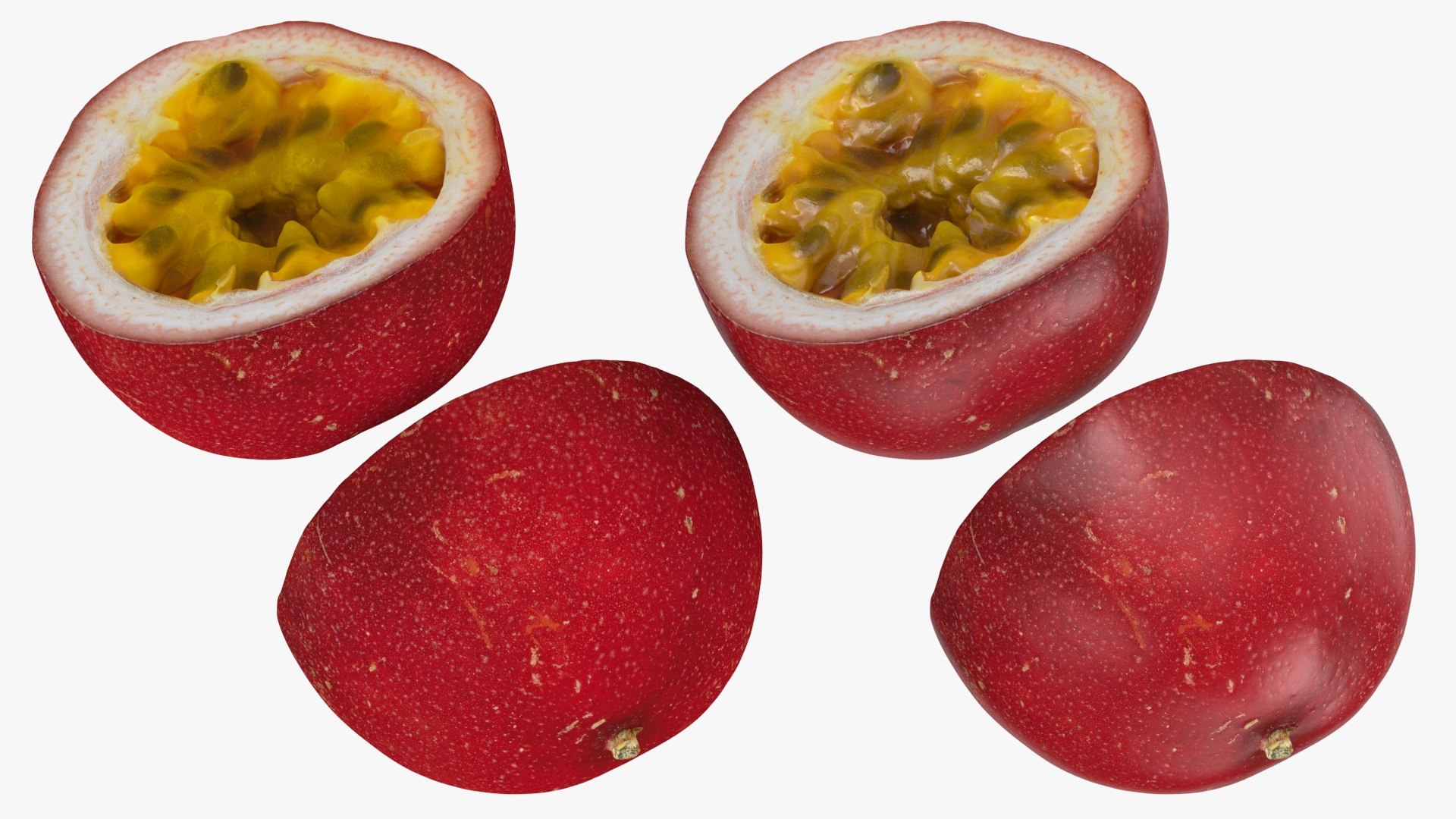 3D Model Passion Fruit Collection - TurboSquid 2248627