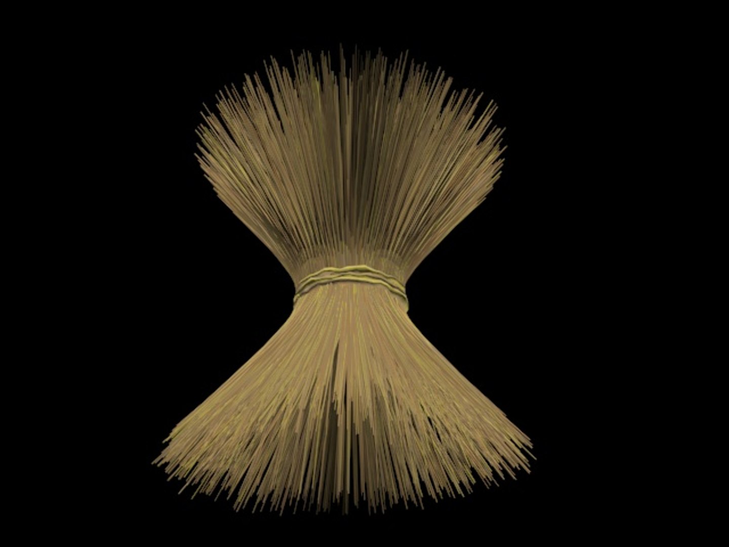 straw 3d model