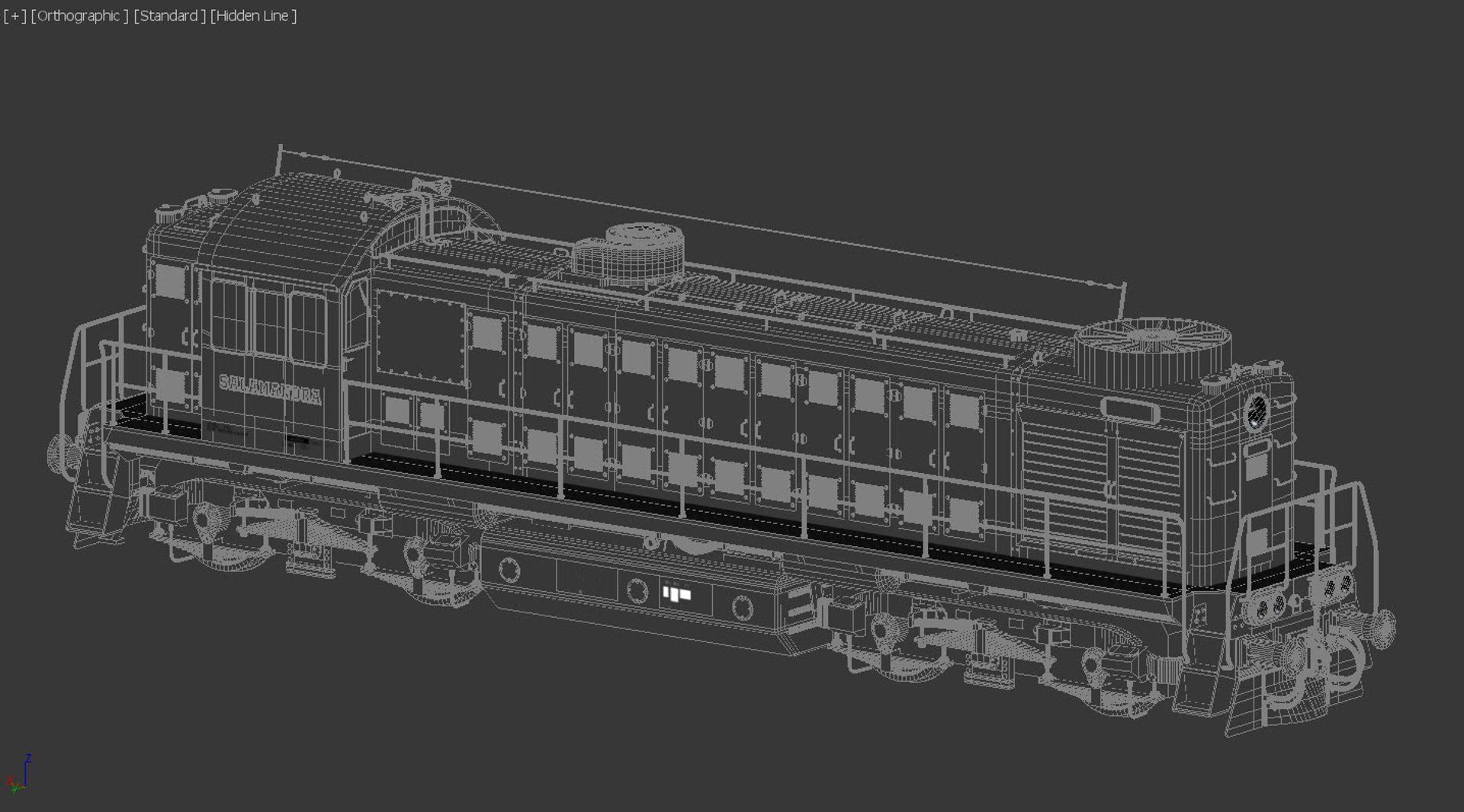 Diesel Locomotive 3D - TurboSquid 2000390