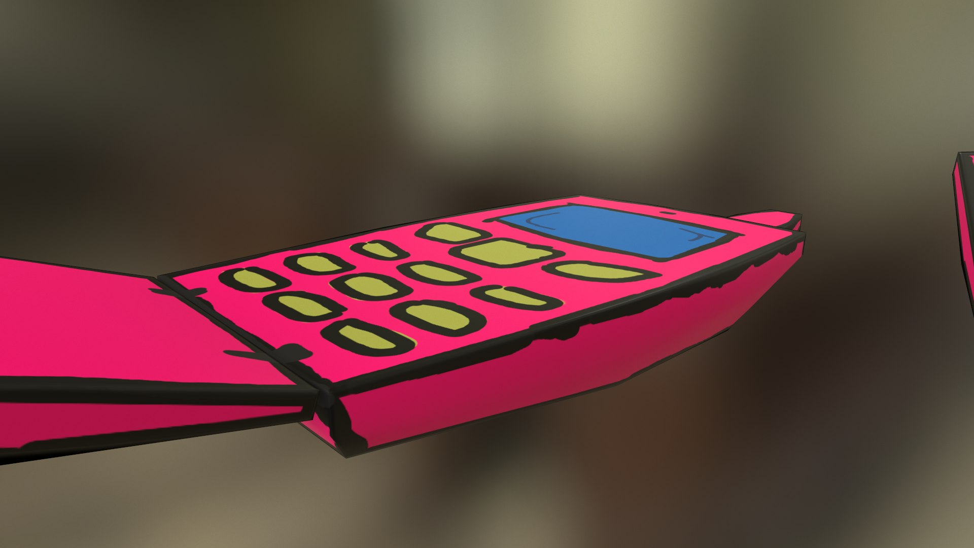 Cartoon Cell Phone 3D model - TurboSquid 1899799