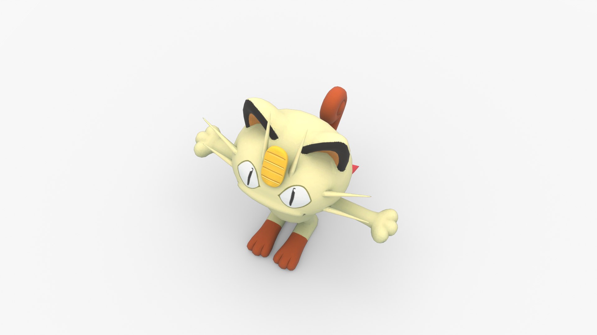 3D Model Meowth From Pokemon - TurboSquid 2316451