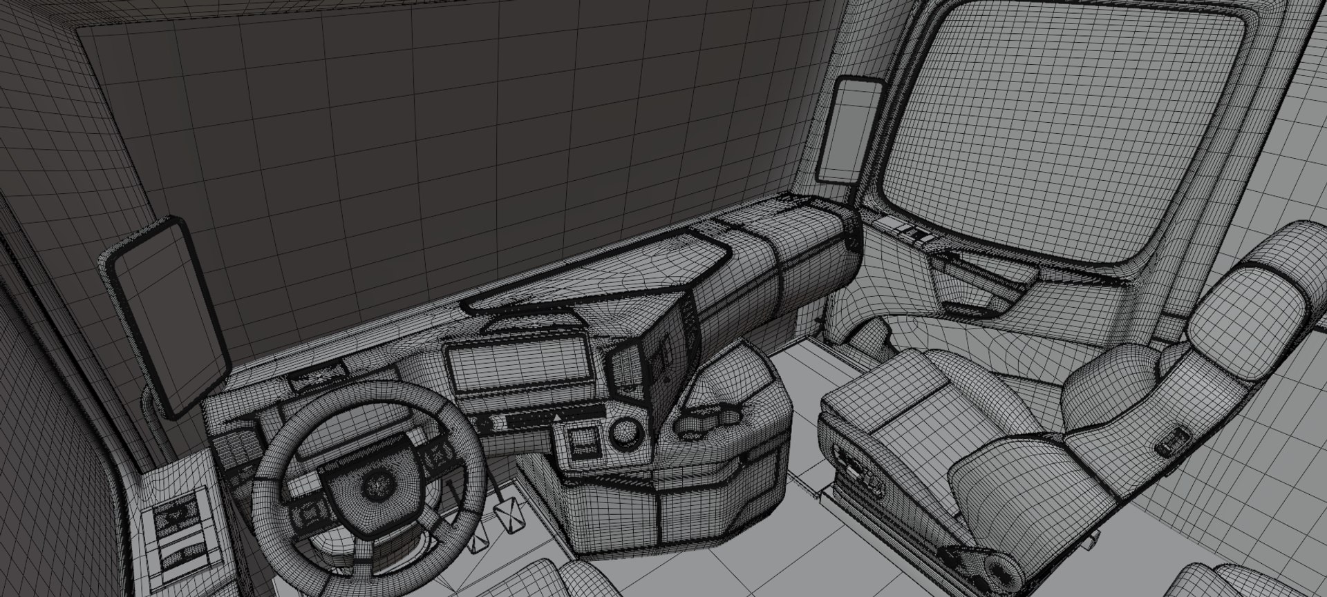 3D Dembell Motorhome Model M Diamond Class A Mercedes-Benz Actros ...