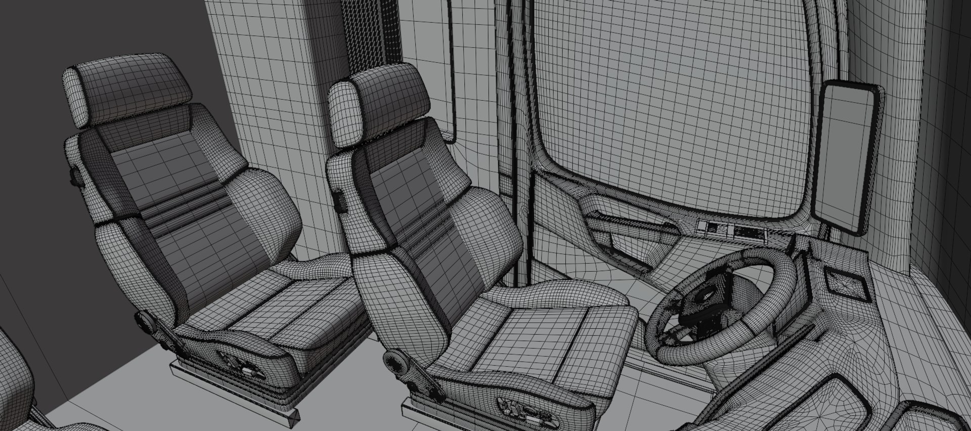 3D Dembell Motorhome Model M Diamond Class A Mercedes-Benz Actros ...