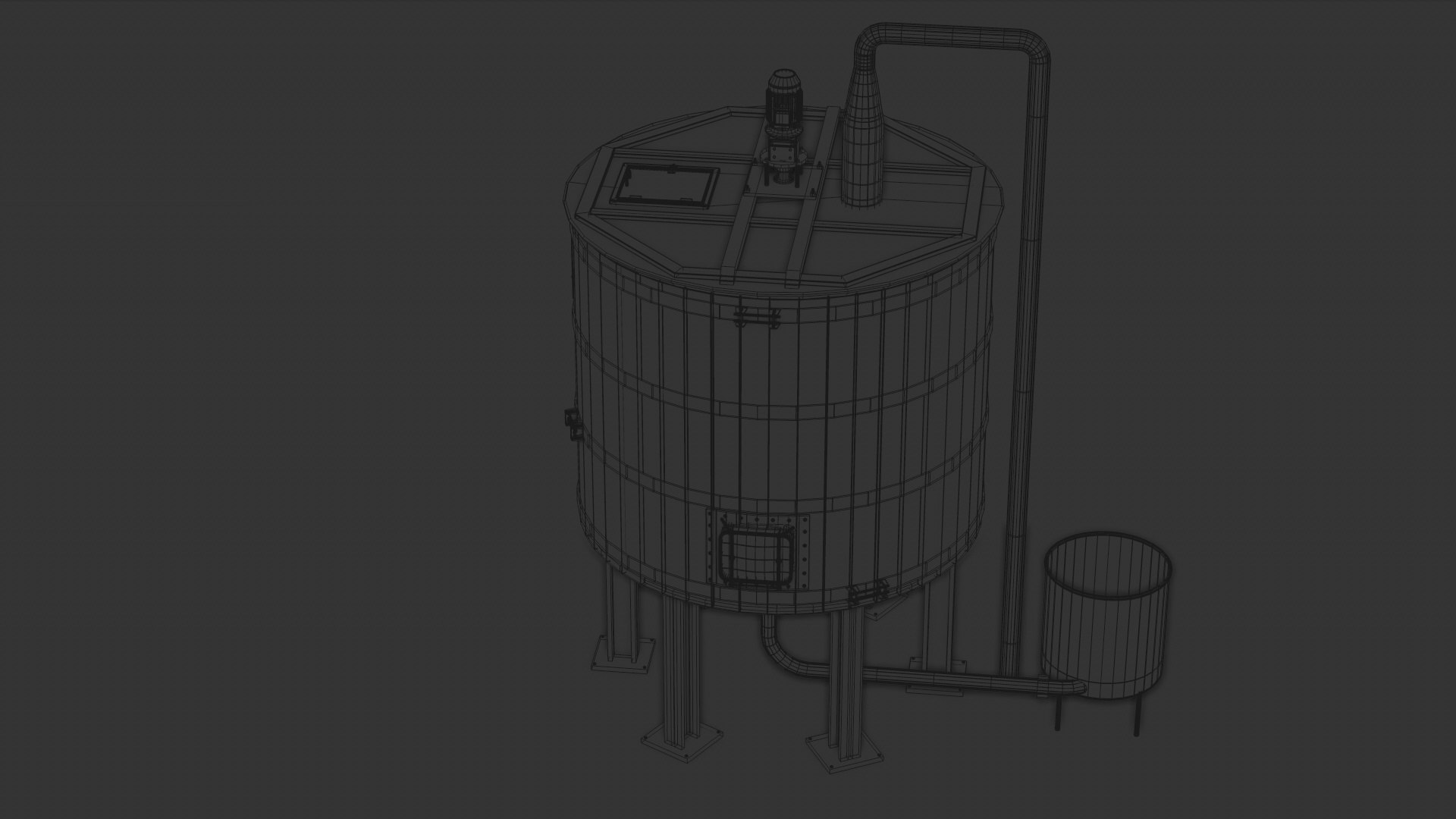 3D Model Washback Whisky Distillery - TurboSquid 2411326