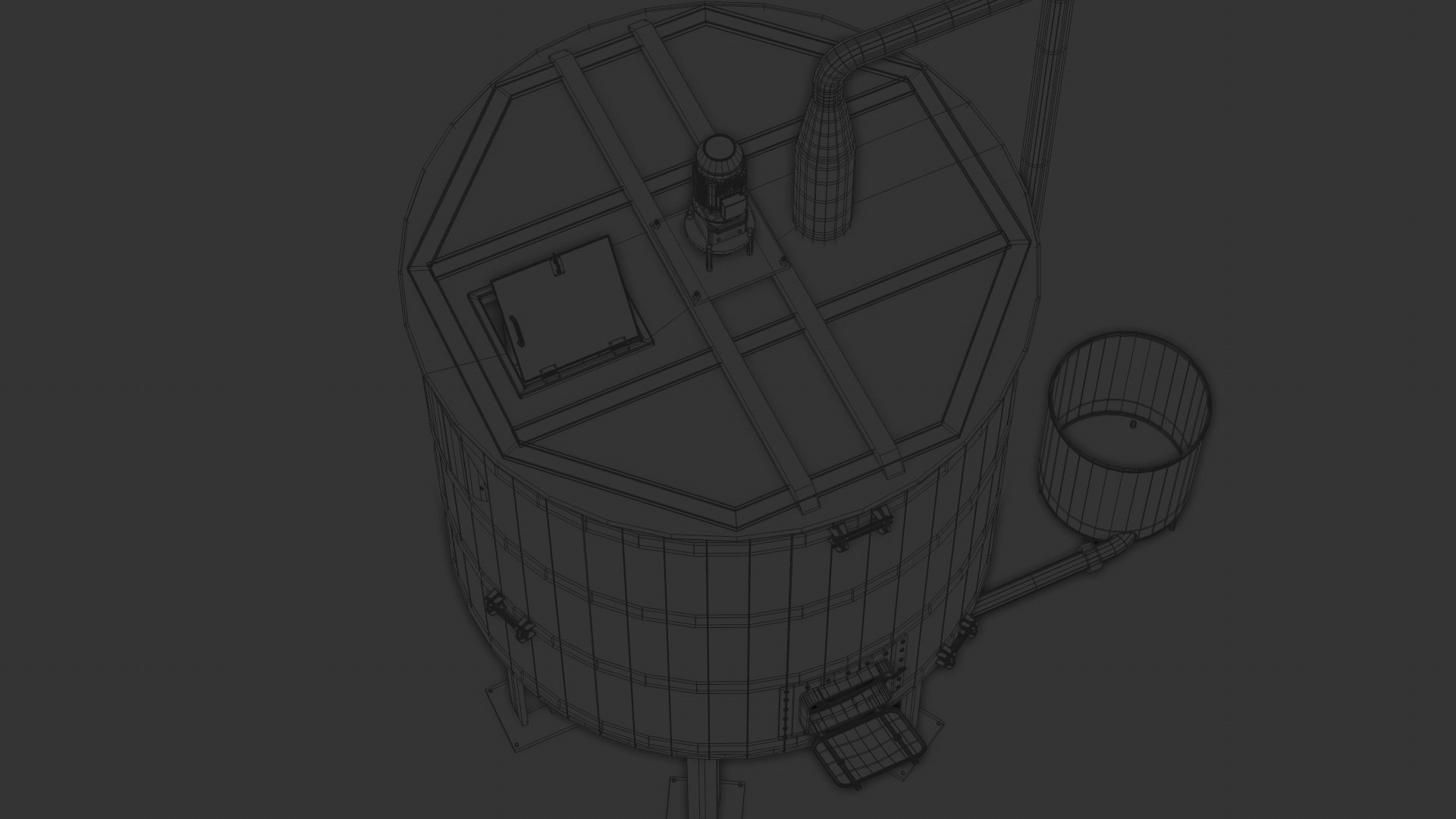3D Model Washback Whisky Distillery - TurboSquid 2411326