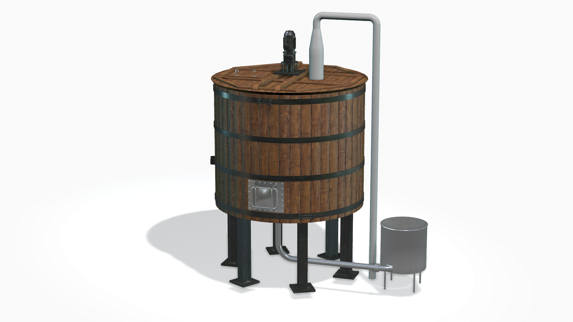 3D Model Washback Whisky Distillery - TurboSquid 2411326