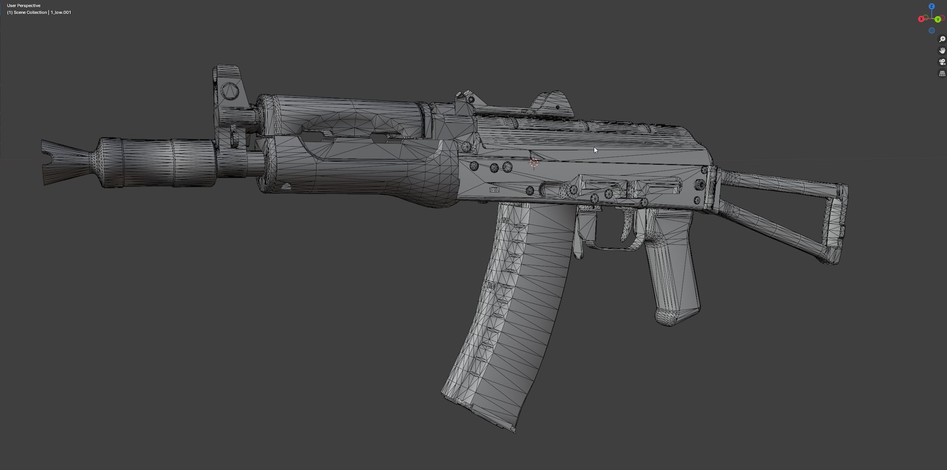 Ak Aks-74u 3D Model - TurboSquid 1494410