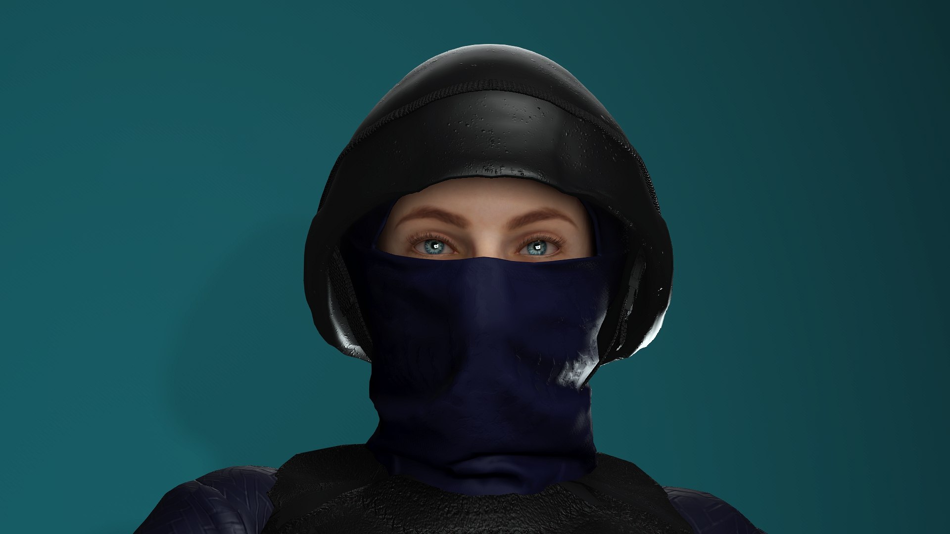 Female SWAT Soldier Model - TurboSquid 2387663