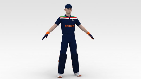 Cricket Player 3D Models for Download | TurboSquid