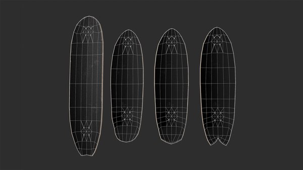서핑 스케이트 보드 3D 모델 - TurboSquid 2024290