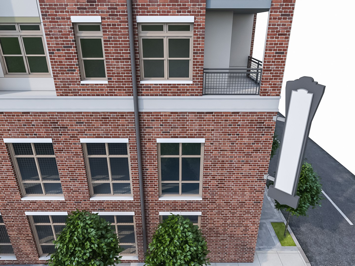 3D Model Apartment Complex 04 - TurboSquid 1751121