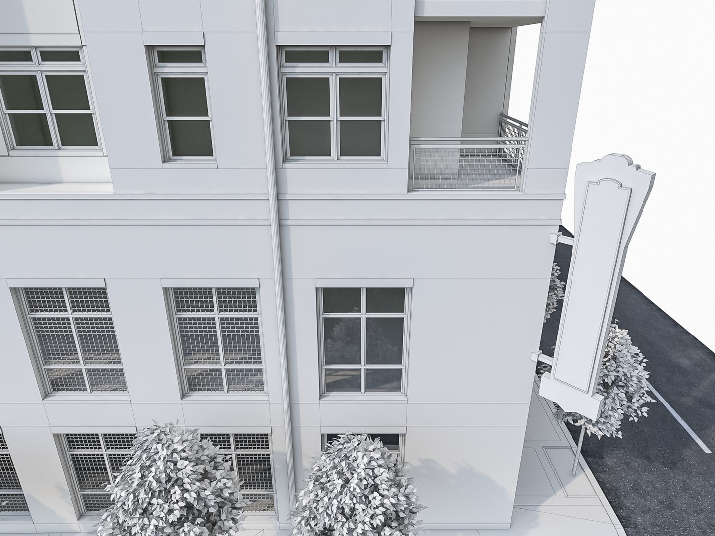 3D model Apartment Complex 04 - TurboSquid 1751121