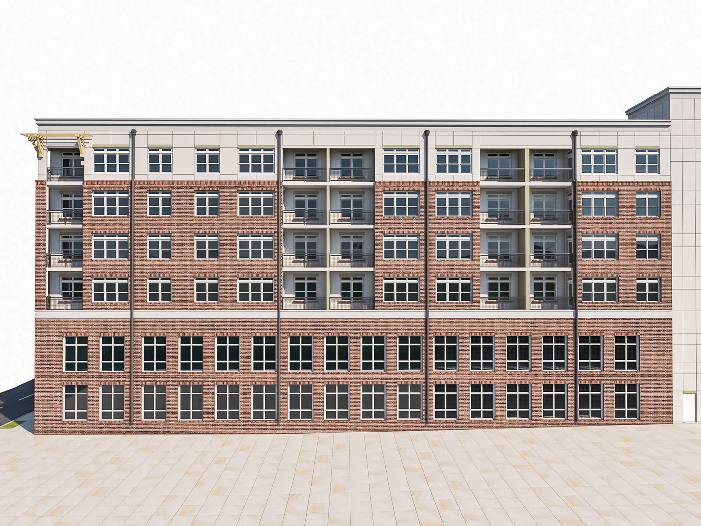 3D Model Apartment Complex 04 - TurboSquid 1751121