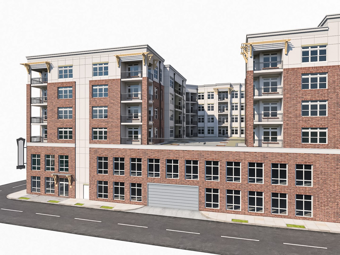 3D Model Apartment Complex 04 - TurboSquid 1751121