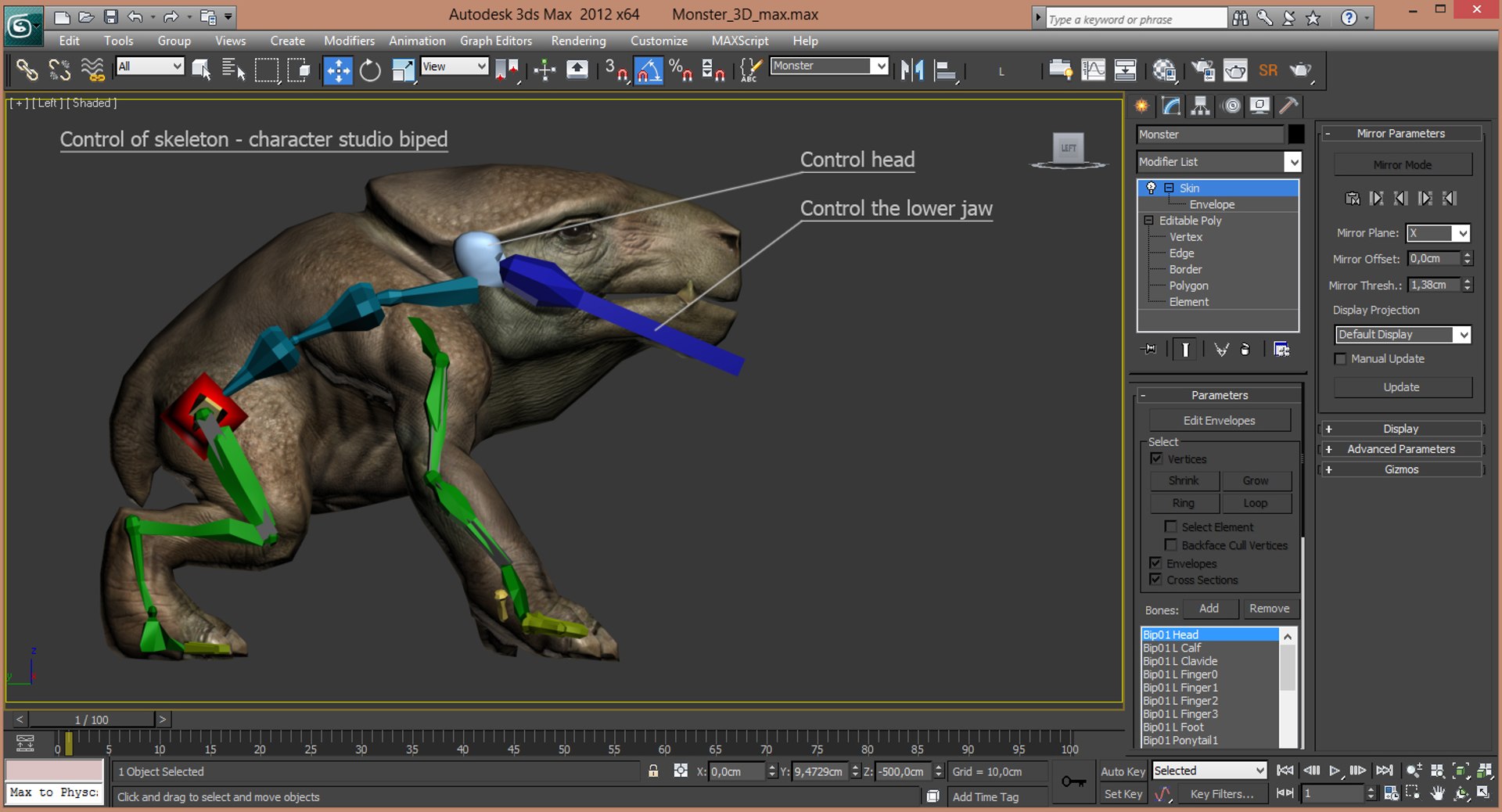 Character rig monster 3D model - TurboSquid 1169102