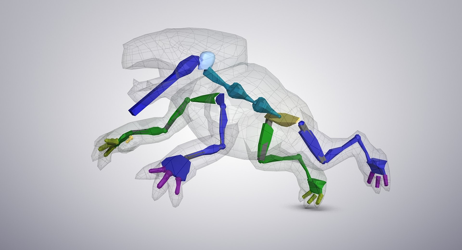 Character rig monster 3D model - TurboSquid 1169102