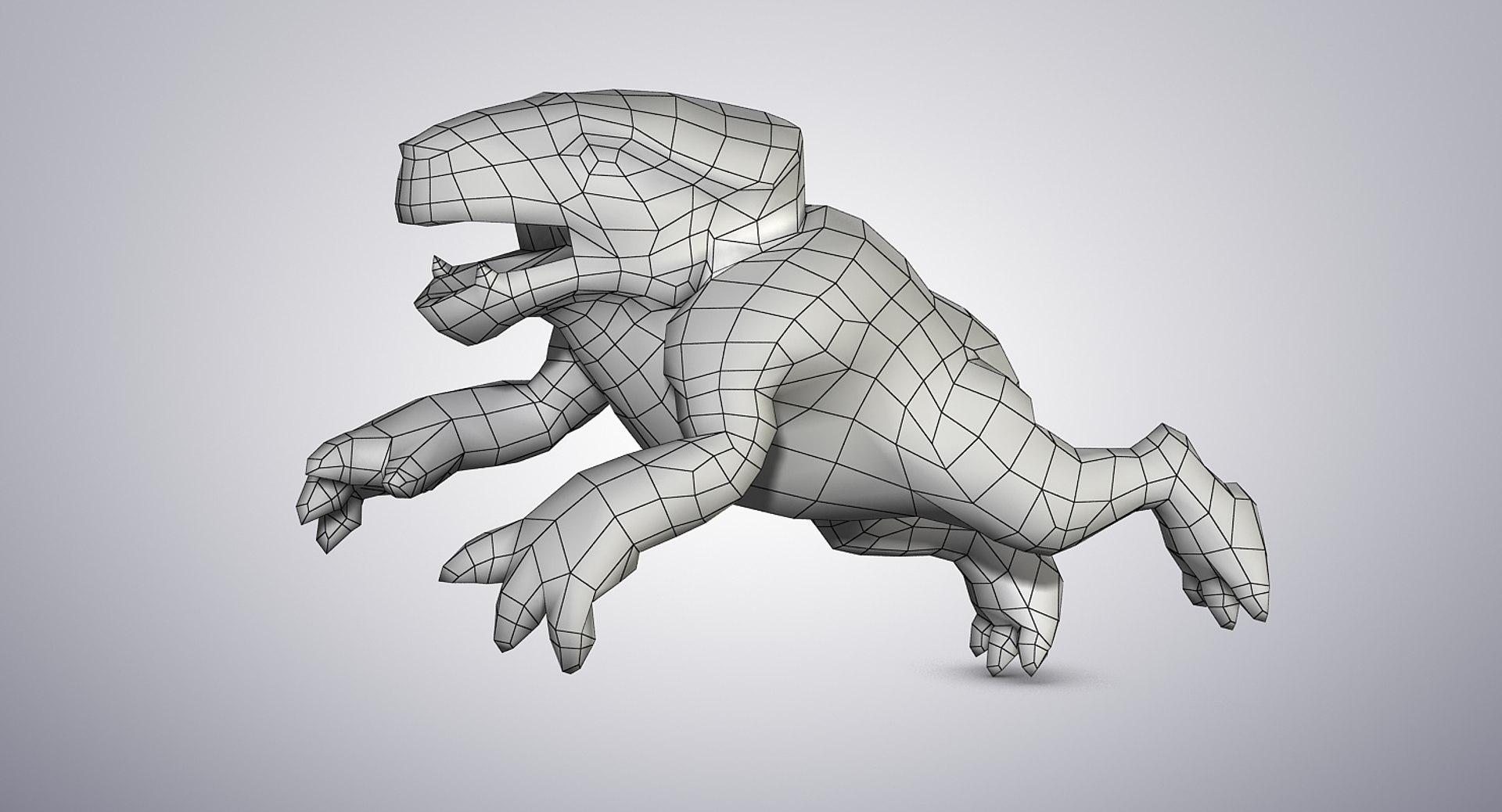 Character rig monster 3D model - TurboSquid 1169102