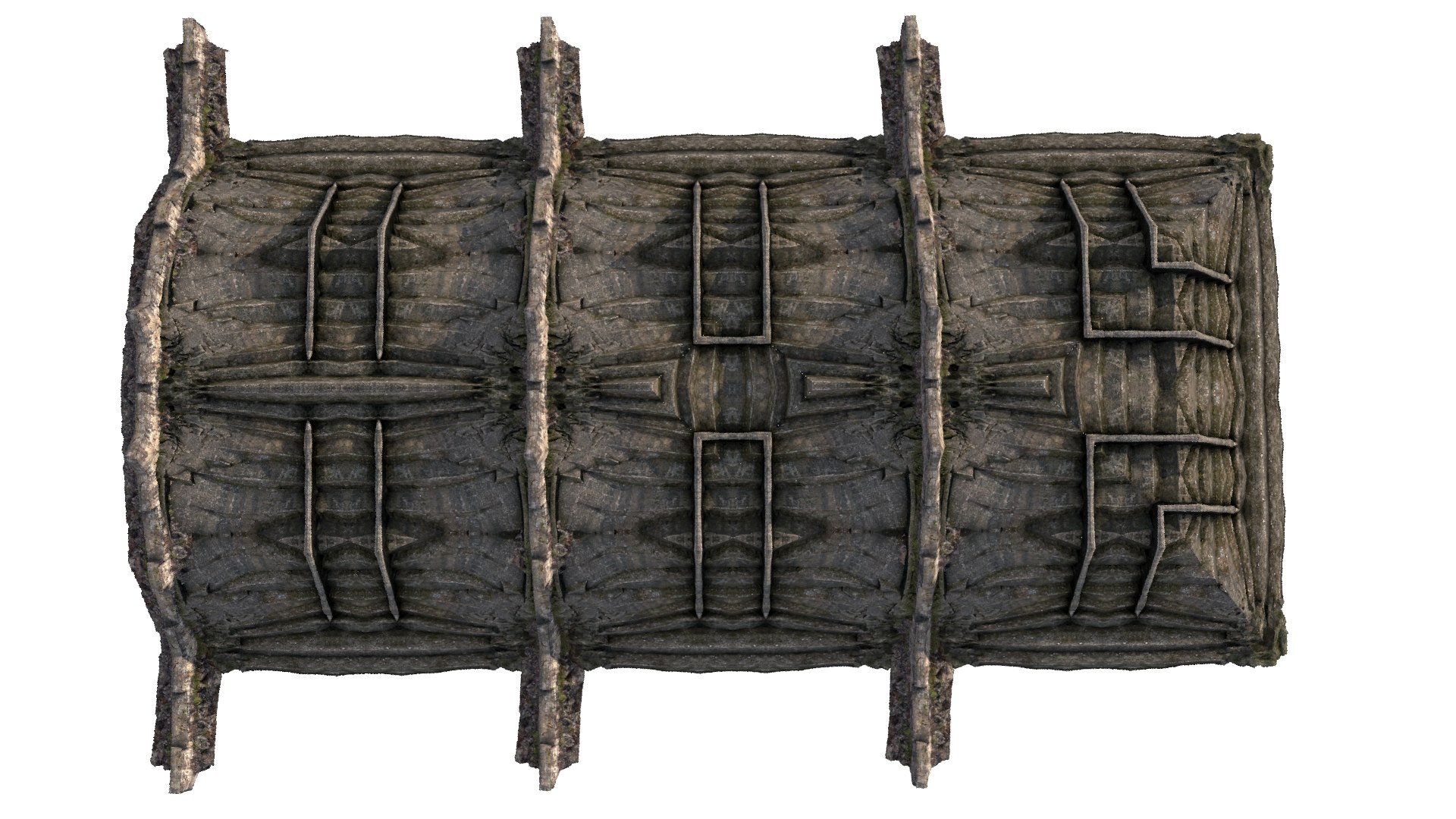 3D Pyramid Temple Wall 02 07 - TurboSquid 1727198