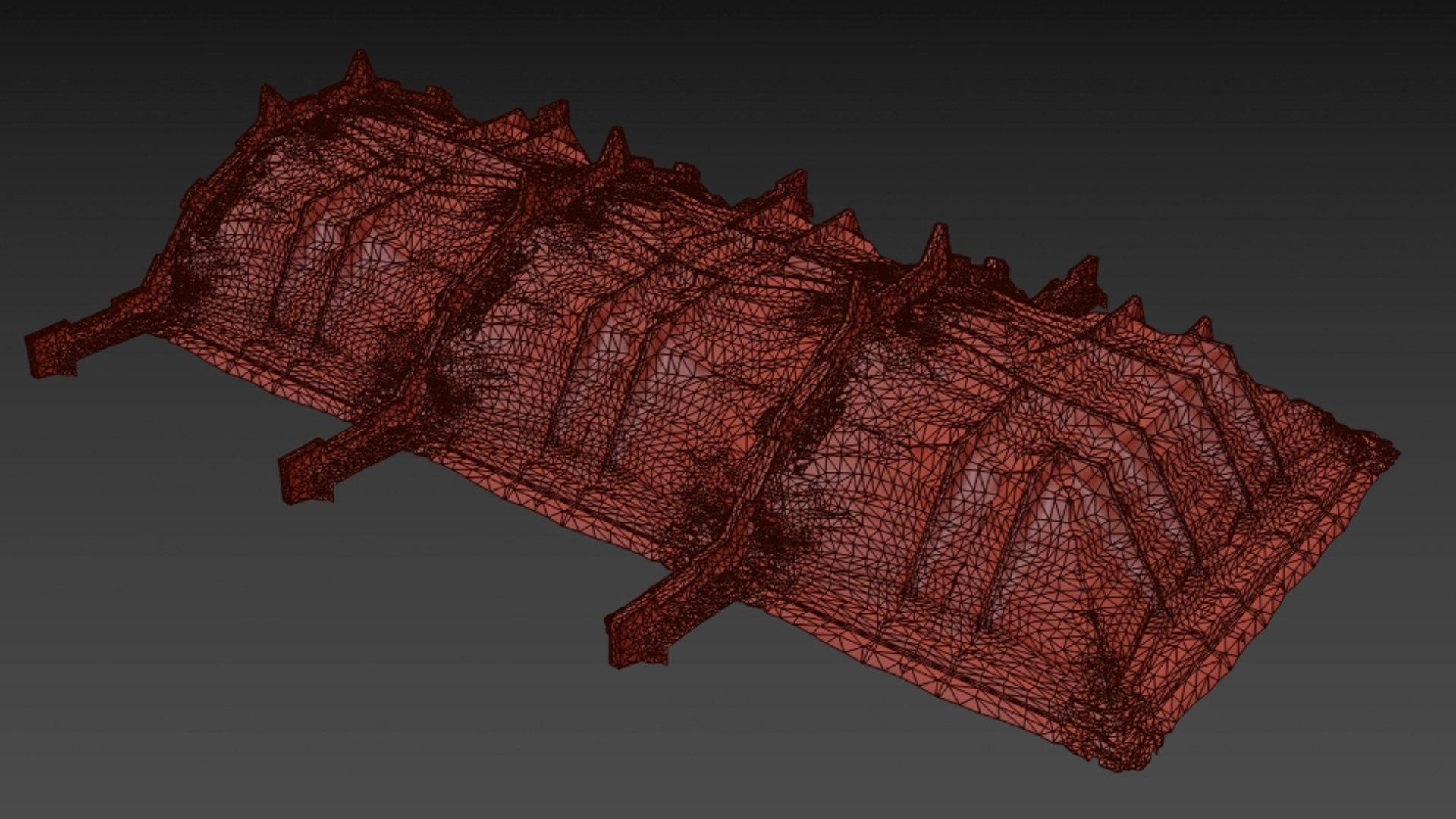 3D Pyramid Temple Wall 02 07 - TurboSquid 1727198