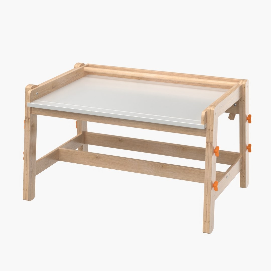 3D Flisat Childrens Desk Model - TurboSquid 2142920