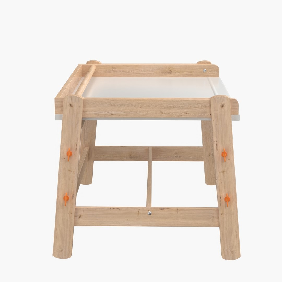 3D Flisat Childrens Desk Model - TurboSquid 2142920