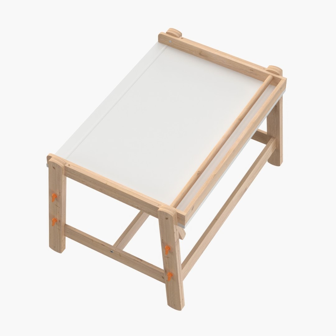 3D Flisat Childrens Desk Model - TurboSquid 2142920