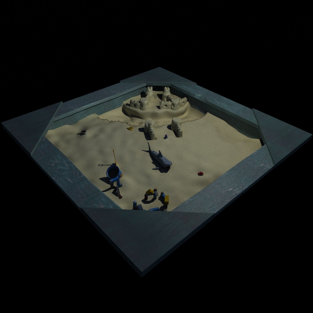 3d Sand Box Model