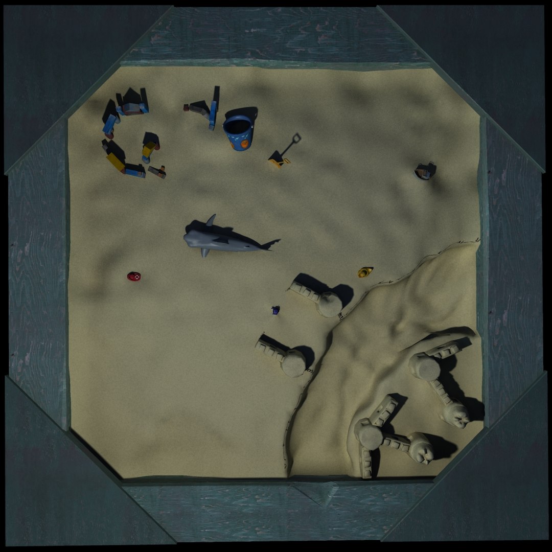 3d Sand Box Model