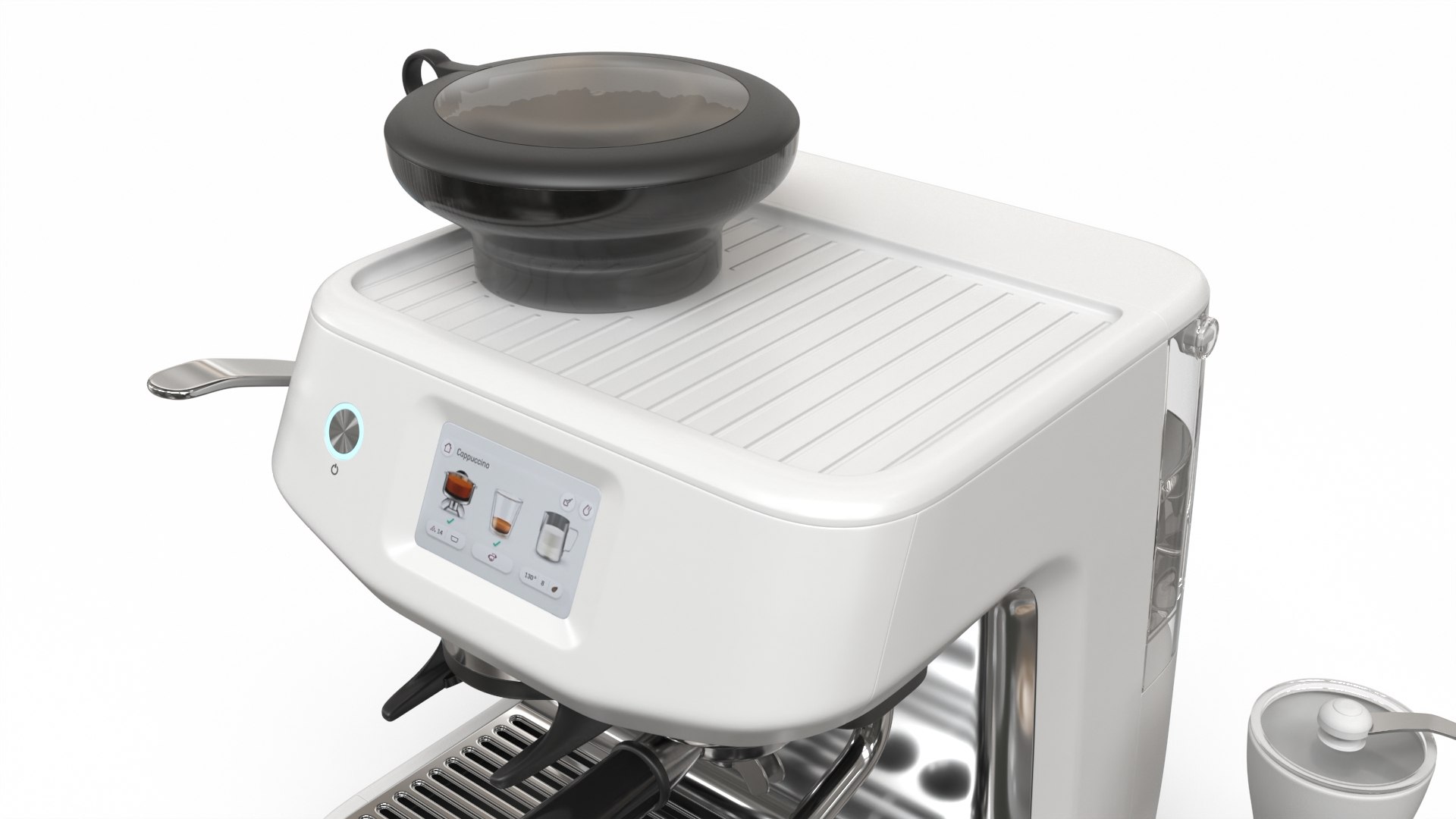 3D Espresso Brewing Set With Coffee Machine - TurboSquid 2302585