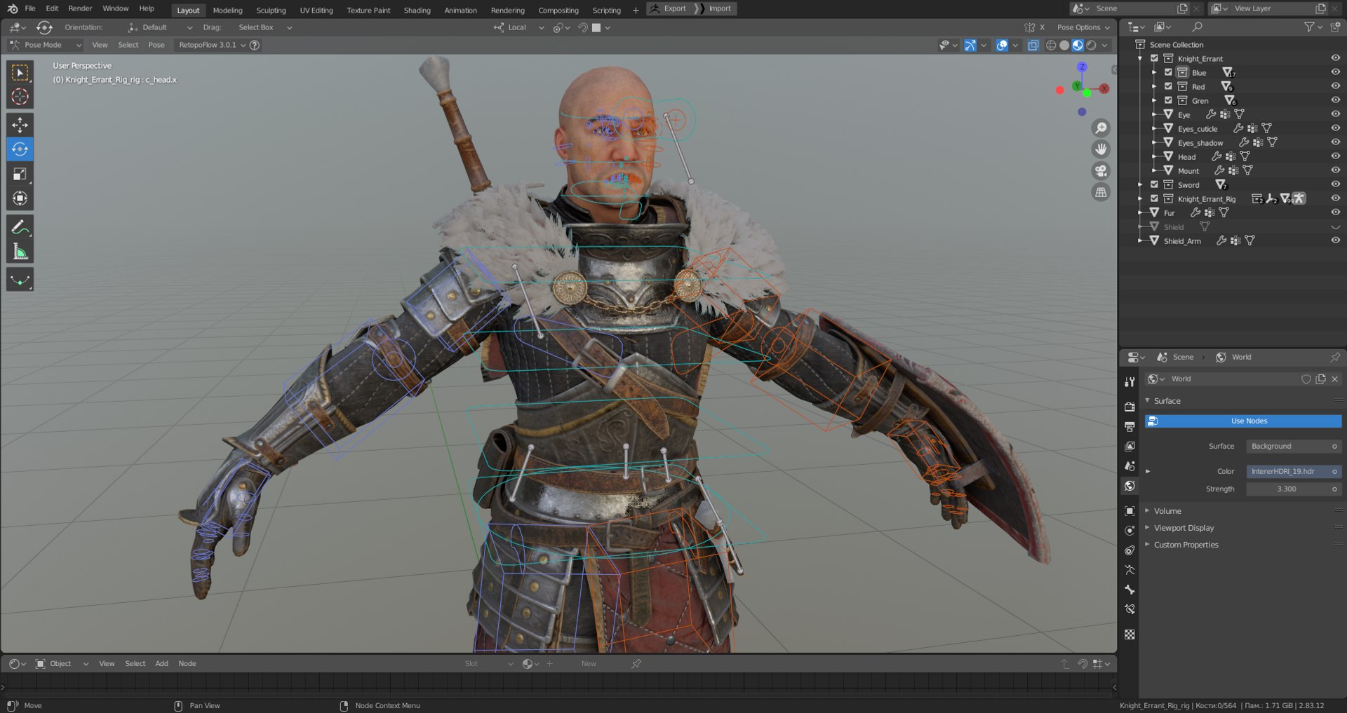 3D Knight Errant - TurboSquid 1716660