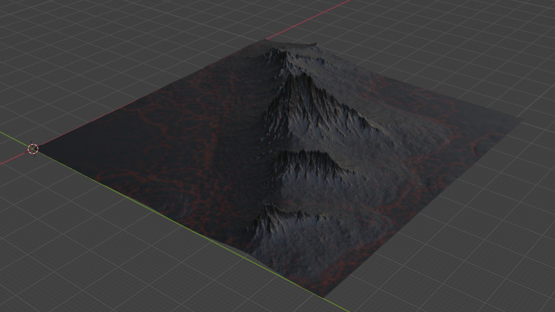 3D Volcano Terrain 4 - TurboSquid 2202740