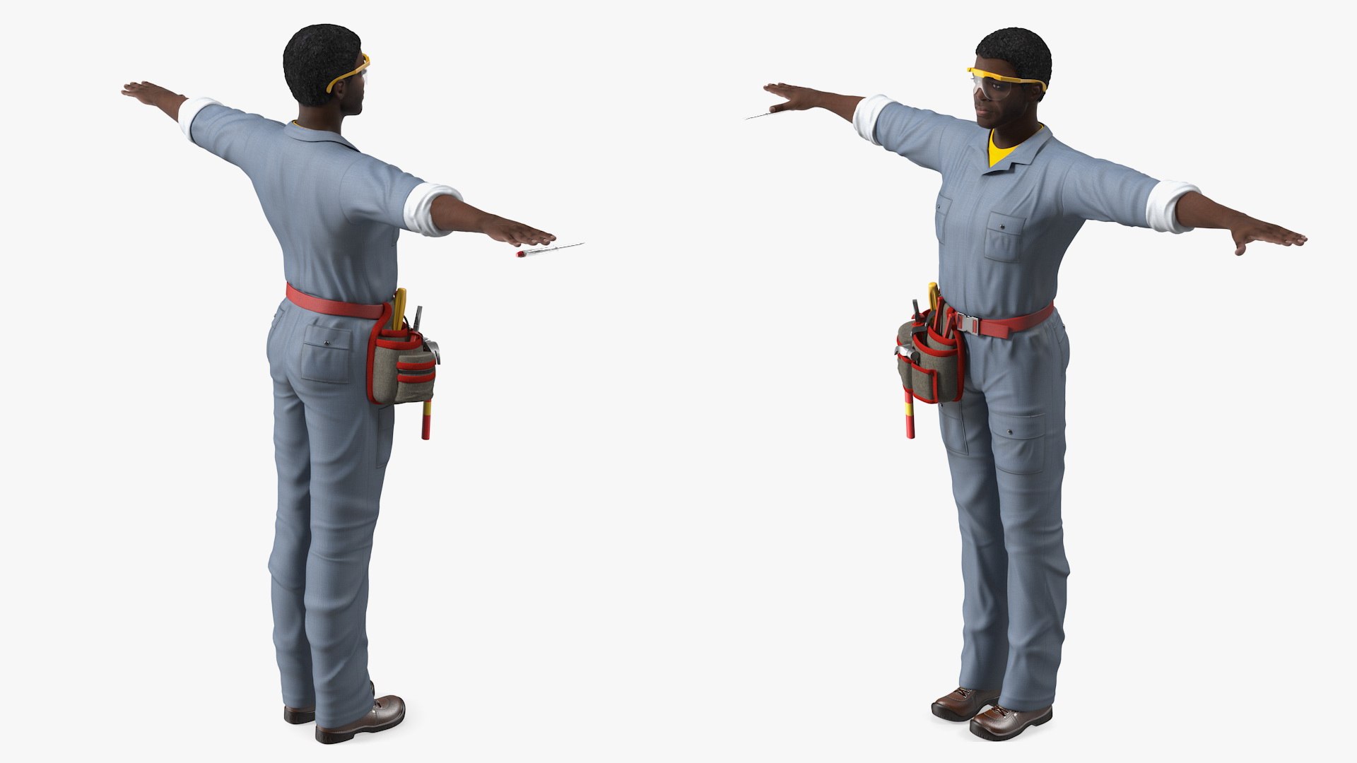 3D model dark skin black man - TurboSquid 1677634