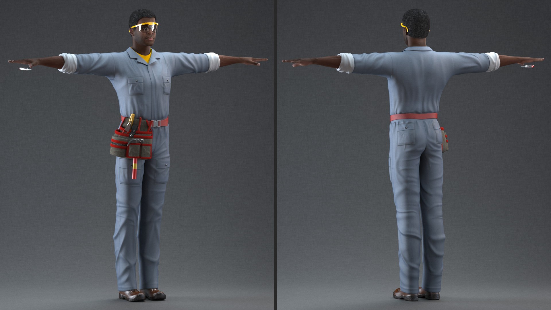 3D model dark skin black man - TurboSquid 1677634