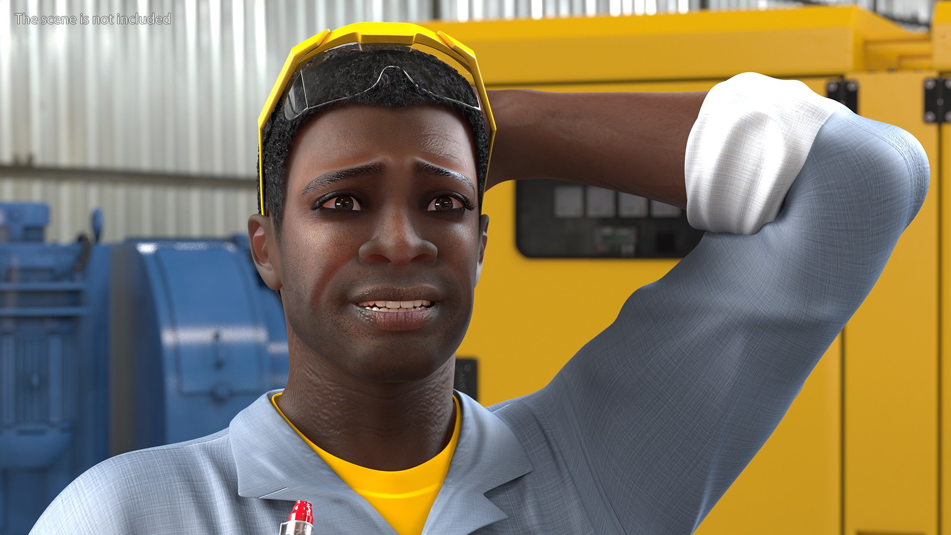 3D model dark skin black man - TurboSquid 1677634