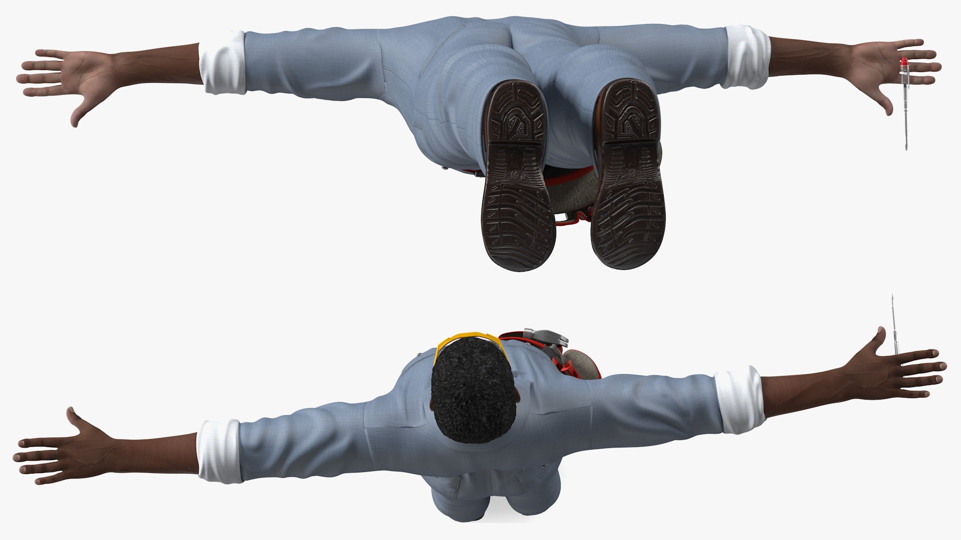 3D model dark skin black man - TurboSquid 1677634