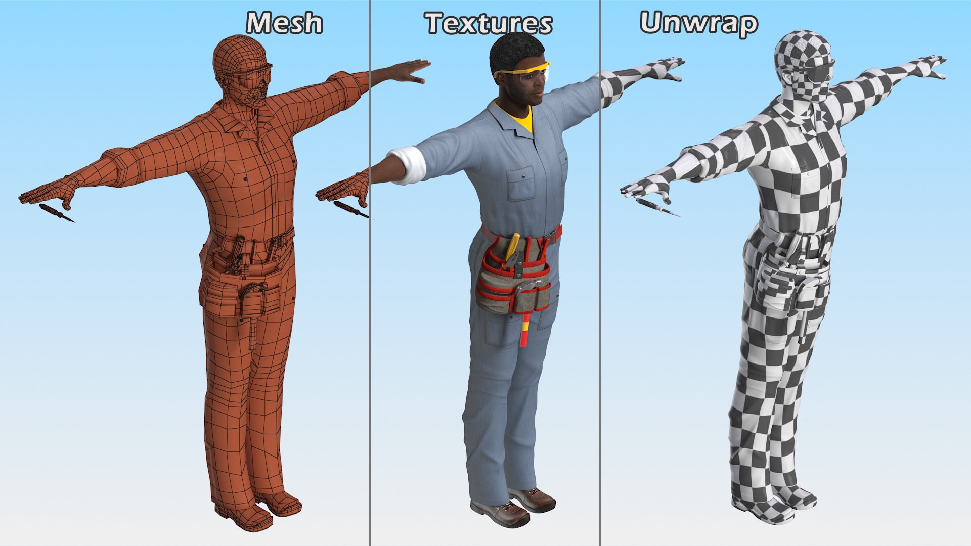 3D model dark skin black man - TurboSquid 1677634