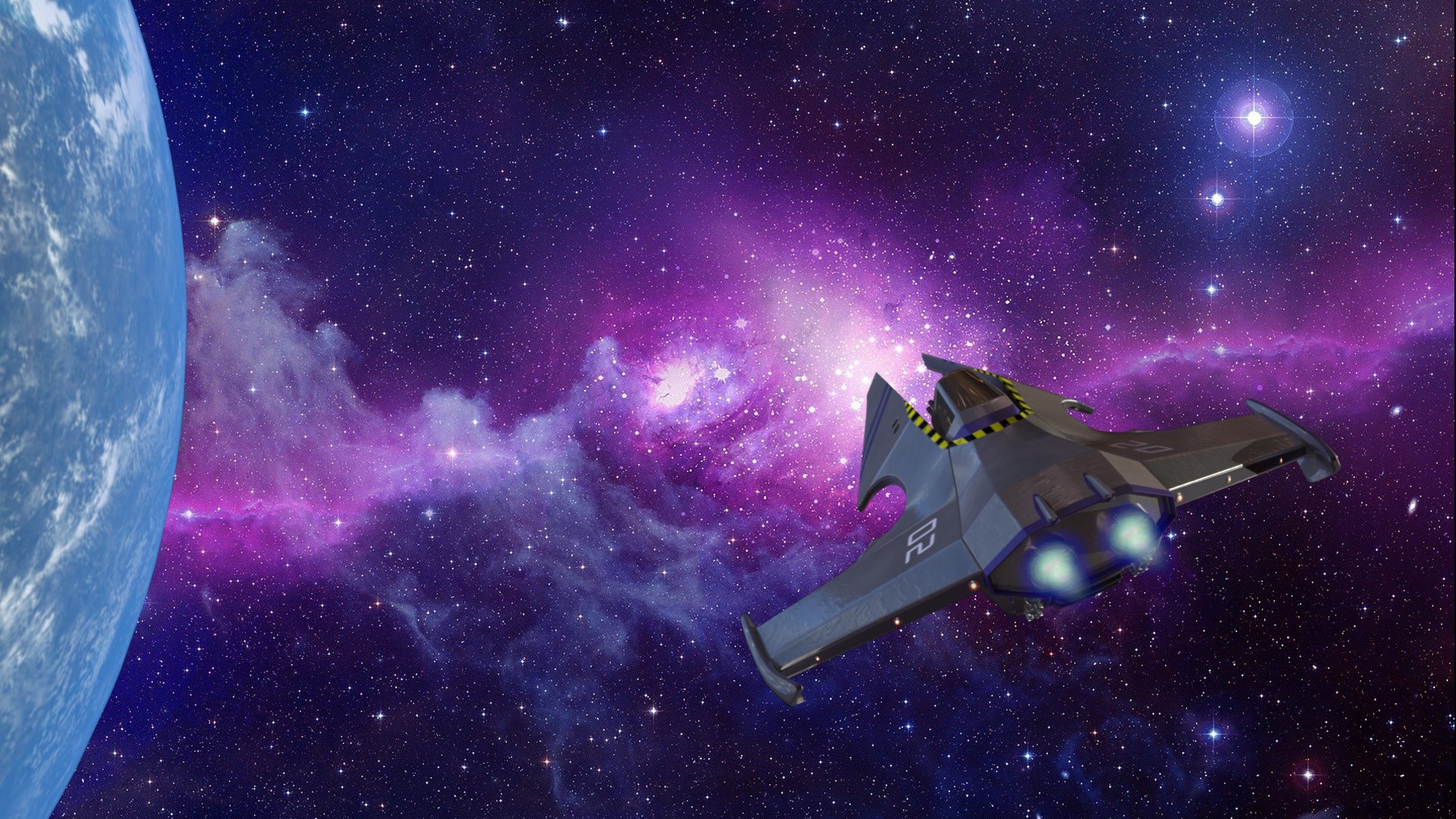 3d spaceship space ship