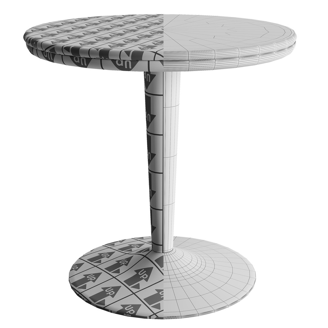 Ninas Side Table By Woak 3D Model - TurboSquid 1955599