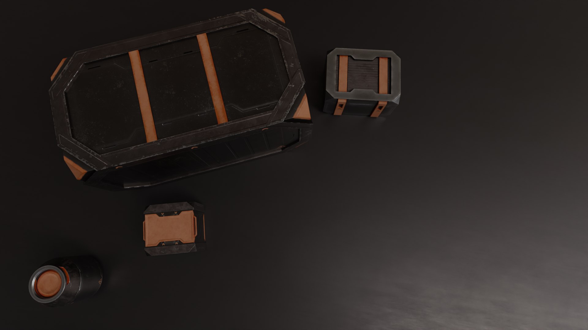 Sci-Fi Crates Pack - Game Ready Model - TurboSquid 2099654