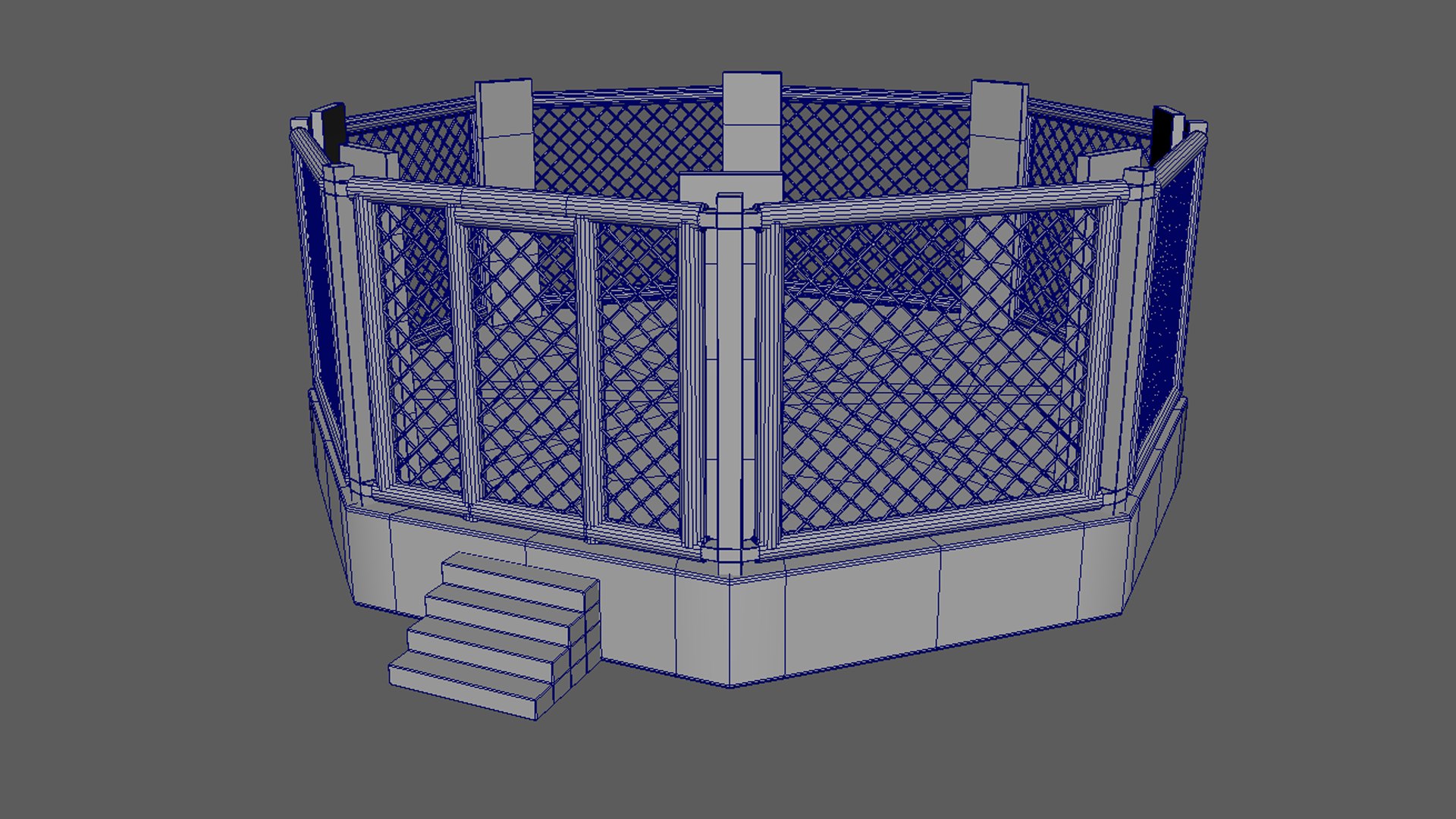Octagon MMA Model - TurboSquid 2269184