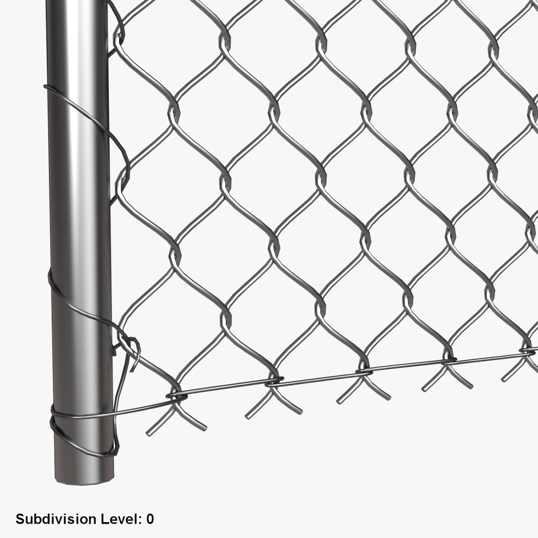 3D Chain Link Fence | 1142428 | TurboSquid