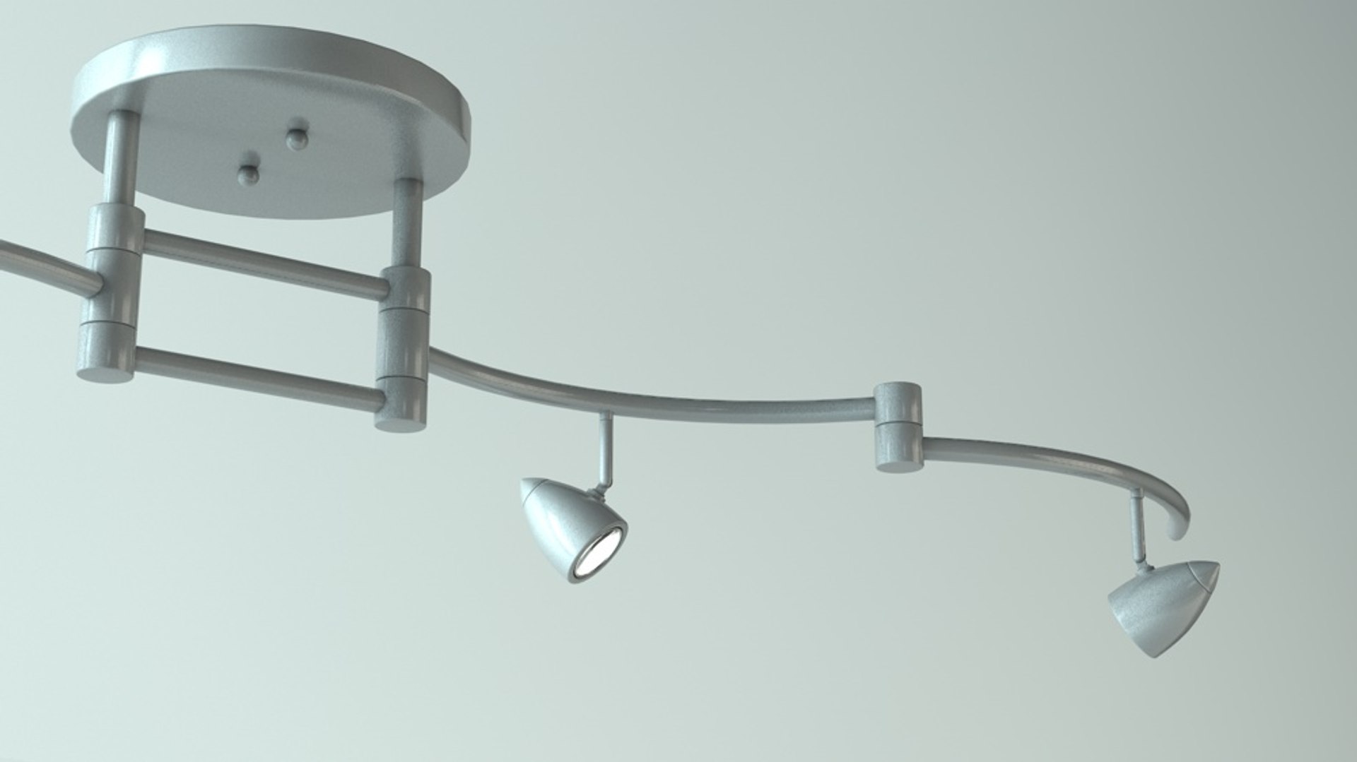 3d Model S Track Lamp