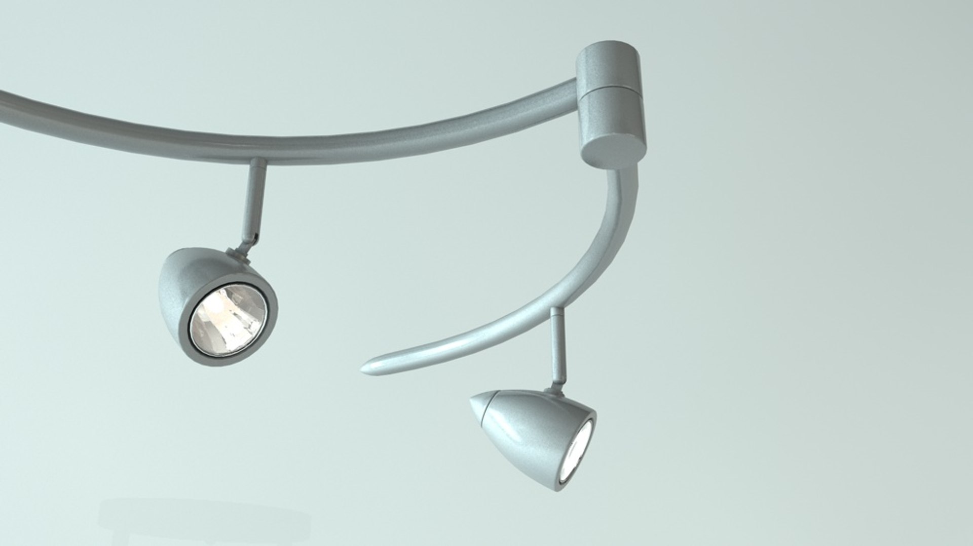 3d Model S Track Lamp
