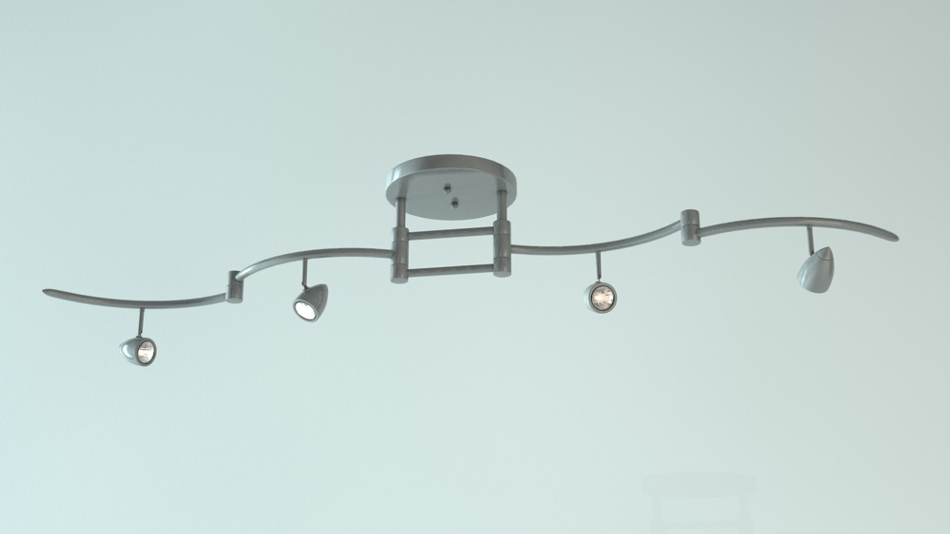 3d Model S Track Lamp