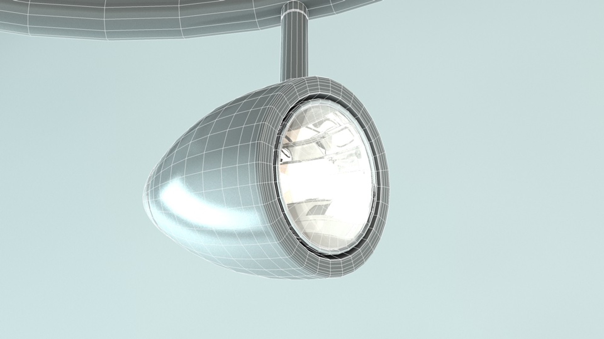 3d Model S Track Lamp